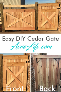 How To Build A Cedar Gate