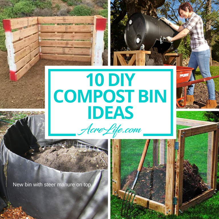 10 DIY Compost Bin Ideas – Acre Life