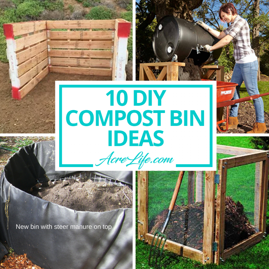 10 DIY Compost Bin Ideas – Acre Life
